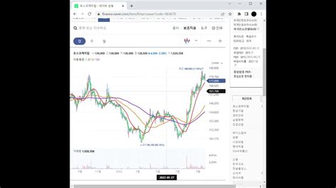 북한 광물 관련주 포스코케미칼 주가 전망 및 차트 분석 Youtube