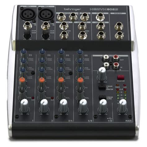 Behringer 802s Analog Mixer With Usb Streaming Interface Secondhand At Gear4music
