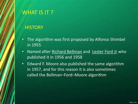 Bellman Ford Part I PPT