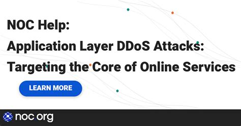 Application Layer Ddos Attacks Targeting The Core Of Online Services