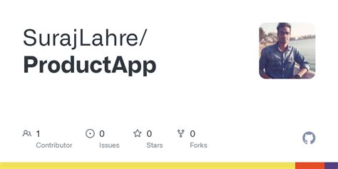Github Surajlahre Productapp