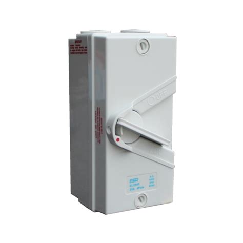 Esr 20a 4 Pole Ip65 Lever Handle Isolator El204p Tew Electrical Esr 20a 4 Pole Ip65 Lever Handle Isolator El204p Tew Electrical
