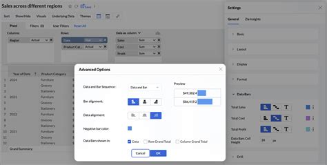 Sparkline Chart Zoho Analytics Help