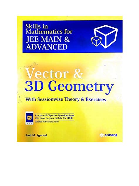 Iit Jee Amit M Agarwal Arihant Vector And 3d Geometry Skills In