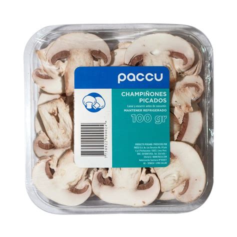 Champiñón Picado Paccu 100g Metrope