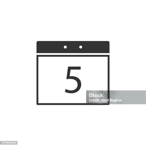 달력 아이콘 벡터 일러스트 레이 션입니다 평면 디자인 스타일 0명에 대한 스톡 벡터 아트 및 기타 이미지 0명 날씬한 낮