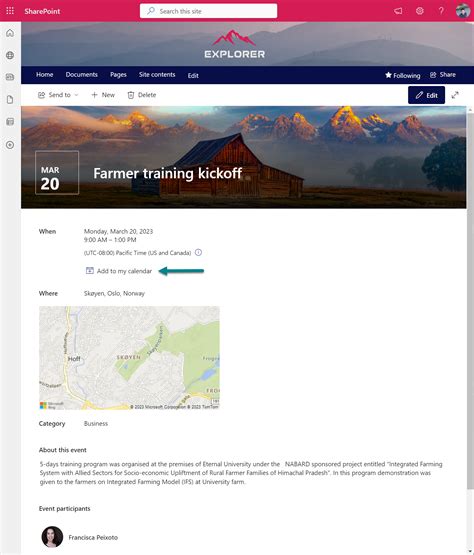 Building A Sharepoint Intranet With Chatgpt And Bing Events Calendar Hands On Sharepoint