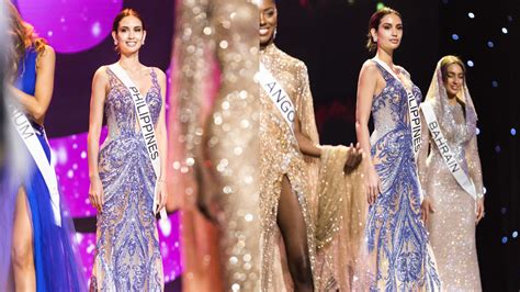 Look Celeste Cortesis Miss Universe 2022 Evening Gown