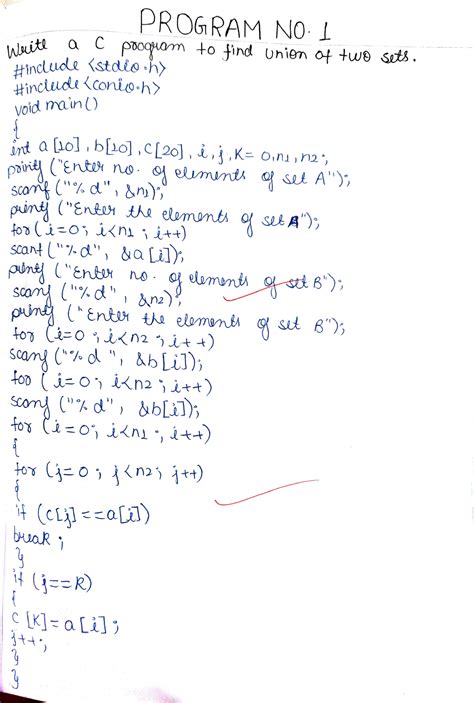 dstl file program no l hit1juit a c poooom o find unien of twe sts