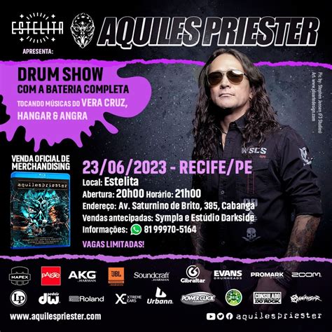 Aquiles Priester Drum Show No Recife Estelita Em Recife Sympla