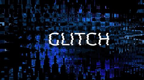 Glitch Background System Crash Broadcast Error Technical Problem 3d