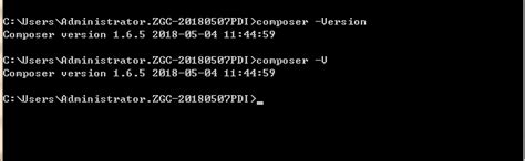 查看是否安装composer以及查看composer版本查看composer是否安装 Csdn博客