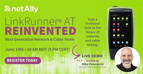 netally on linkedin linkrunner networktester techdemo networktesting