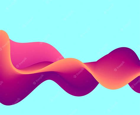 Premium Vector Wavy Background Dynamic Effect Abstract Vector Illustration Modern Design