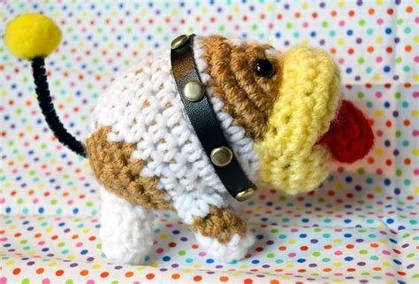Yoshis Woolly World Poochy Crochet Plush Amigurumi Etsy