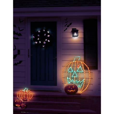 Holidynamics Holiday Lighting Solut 1 Ft Lighted Halloween Pumpkin Yard