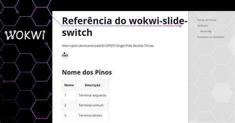 Referência Do Wokwi Slide Switch Wokwi Docs Referência Do Wokwi Slide Switch Wokwi Docs