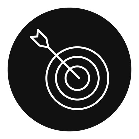 Ilustração do vetor do objetivo Vetor Premium