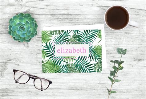 Note Cards And Envelopes Stationery Set Personalized Cards Etsy