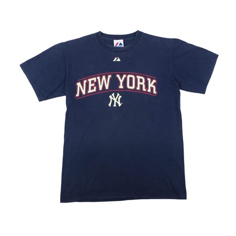 Vintage New York Yankees T Shirt Majestic Mlb 90s Baseball Tee Etsy