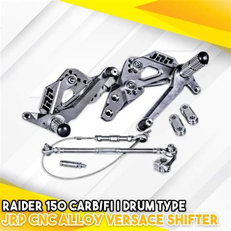 Jrp Versace Cnc Alloy Shifter For Raider Carbfi Drum And Disc Type Shopee Philippines