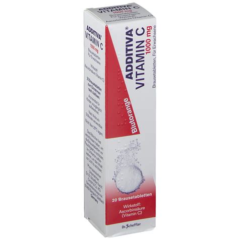 ADDITIVA Vitamin C Blutorange Brausetabletten Shop Apotheke