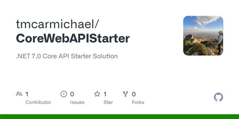 Github Tmcarmichaelcorewebapistarter Net 70 Core Api Starter Solution