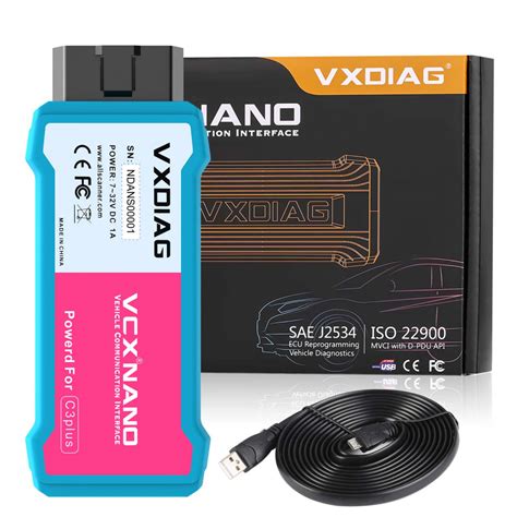 Vxdiag Vcx Nano For Nissan Infiniti Gtr V241 Consult 3 Plus Diagnostic