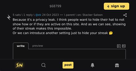 Reply On Stacker Saloon Stacker News