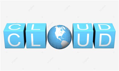 Cloud Computing Isolated Digital Service Data PNG Transparent Image