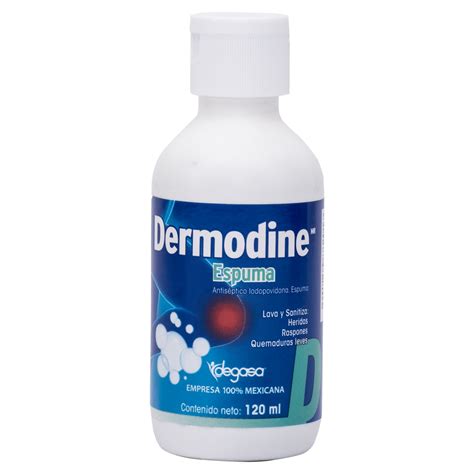 Yodo Dermodine Espuma 120 Ml Pieza Proveedora Medica Adasa