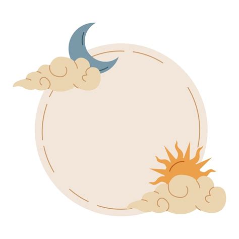Free Psd Moon And Sun Element Design