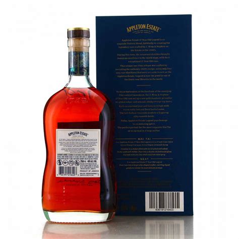 Appleton Estate 2005 Legend 17 Year Old 75cl Us Import Rum Auctioneer