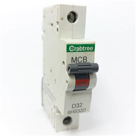 Crabtree 32A Type D Single Pole MCB D32 6HS32D Light And Power