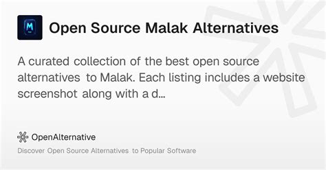 Best Open Source Malak Alternatives 2025