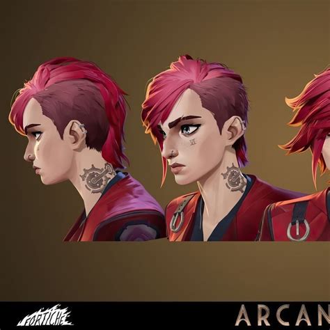 Takerlama League Of Legends Lol Arcane Vi Cosplay Wig Artofit