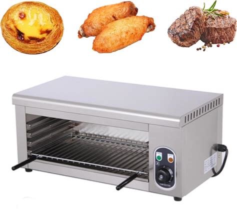 Cheese Melter 2000w Electric Steak Broiler 110v Commercial Salamander