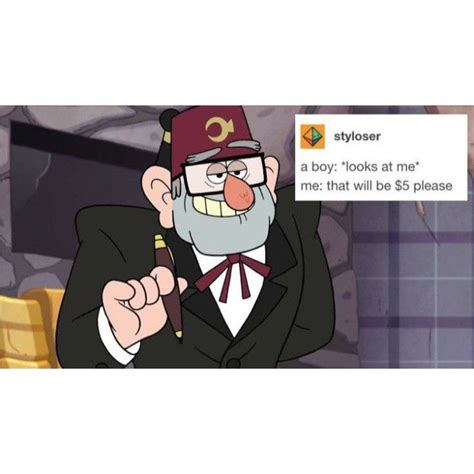 Tumblr Meme About Stan Pines From Gravity Falls Gravity Falls Memes