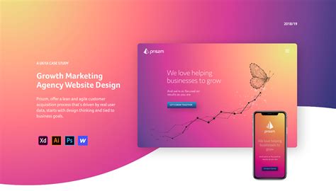 Website Design UX UI Case Study Behance