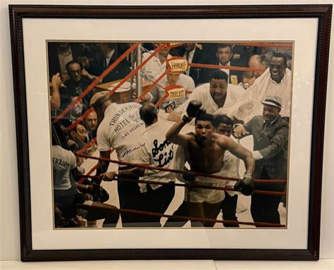 Muhammad Ali Autographed Photograph Ali Liston I The Autograph Source
