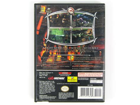 Mortal Kombat Deadly Alliance Nintendo Gamecube Retromtl
