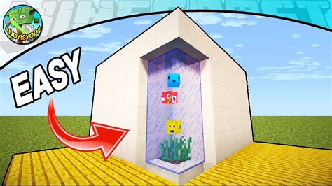 Minecraft Tutorial Modern Fish Tank YouTube