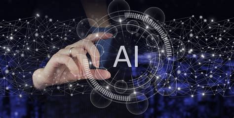 신경망 및 현대 기술의 다른 개념 손 은 도시의 어두운 흐릿한 배경에 디지털 홀로그램 인공 지능 기호를 개최합니다 사이버 뇌의 현대 개념 결정에 대한 스톡 사진 및 기타