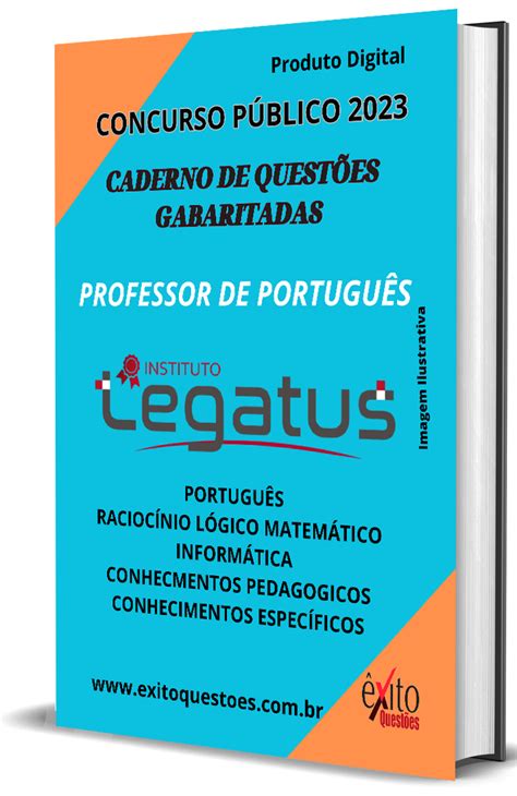 Caderno De QuestÕes Gabaritadas Professor De PortuguÊs Legatus 2023