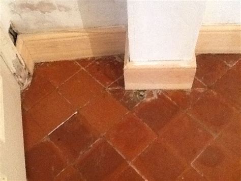 Cleaning And Sealing Quarry Tiles With Damp Issues In Thrapston