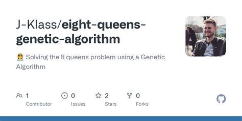 Github J Klass Eight Queens Genetic Algorithm Princess Solving The