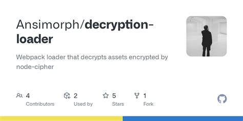 Github Ansimorphdecryption Loader Webpack Loader That Decrypts Assets Encrypted By Node Cipher