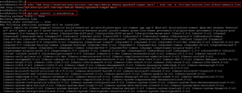 Installing MonoDev Unixmen