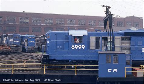 Ns Conrail Sd7 6999 At Altoona Pa 1979 Facebook
