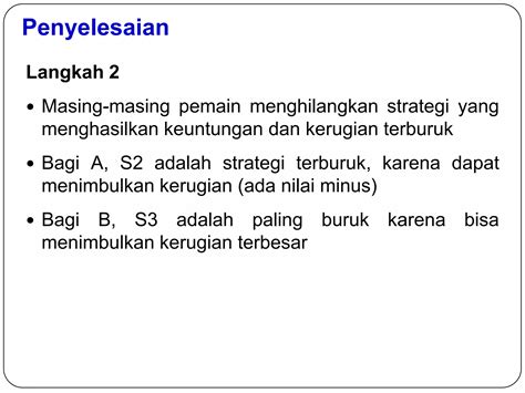 itp uns semester 2 teori permainan ro pptx
